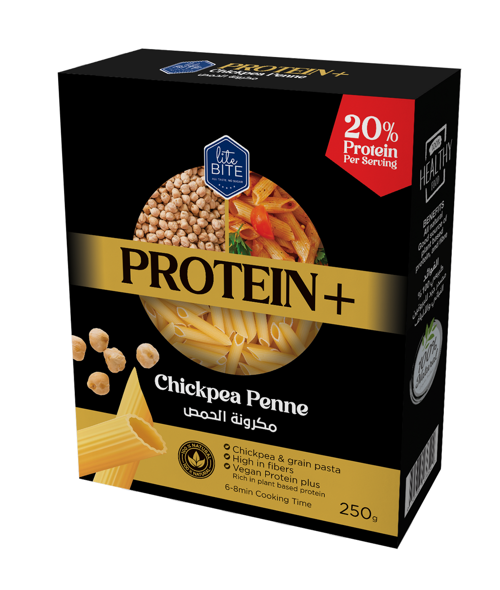 Chickpea Protein Penne-مكرونة پنا بروتين الحمص – LiteBite Egypt